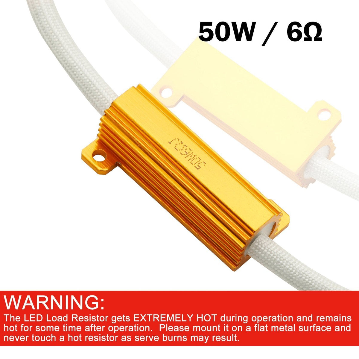 H7 HID/LED Kit 50W 6Ohm Resistor Warning Canceler Relay Harness – Autolizer